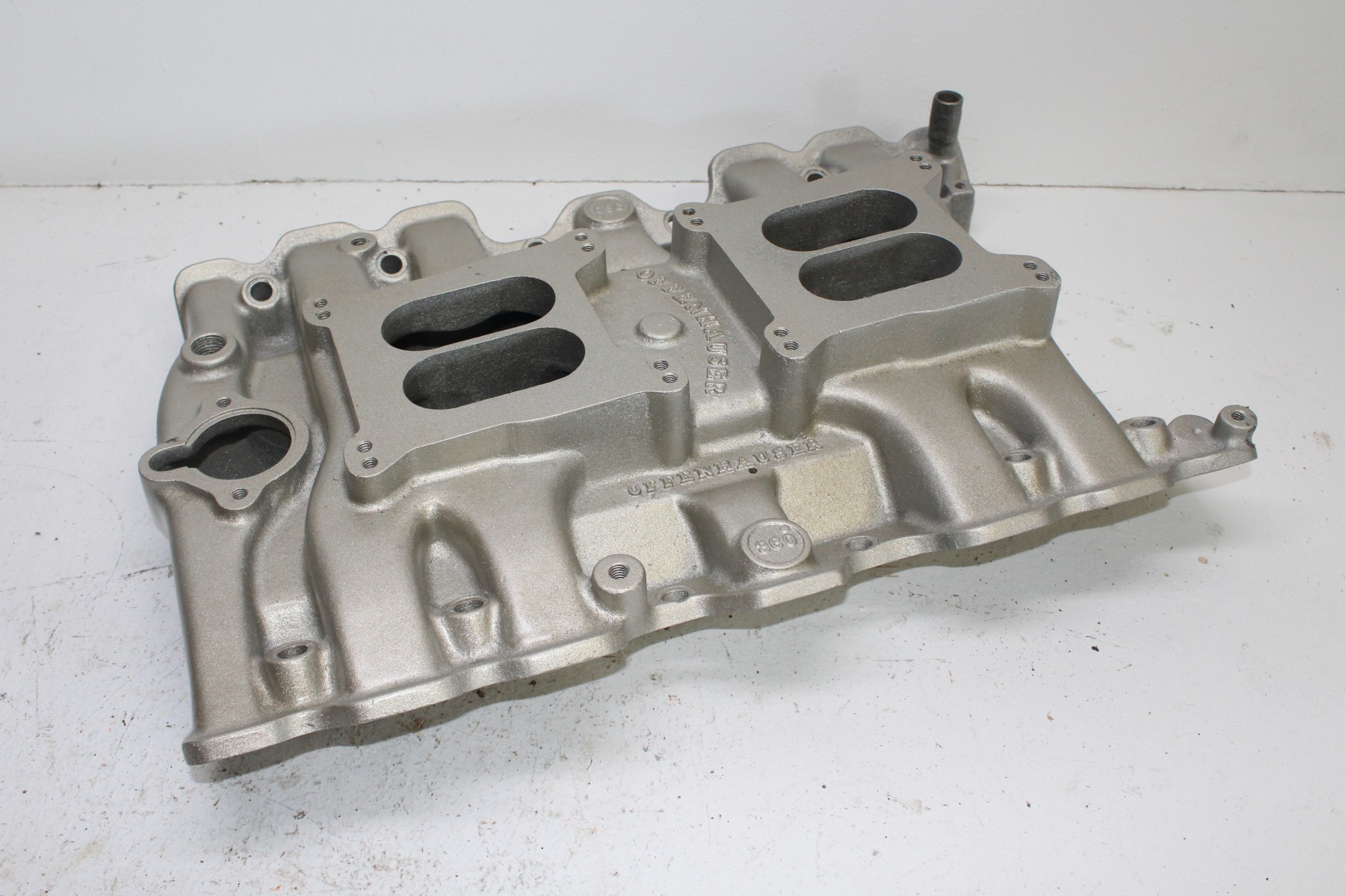 Offenhauser 5589 Big Block Oldsmobile 400 455 Dual Quad Aluminum Intake ...